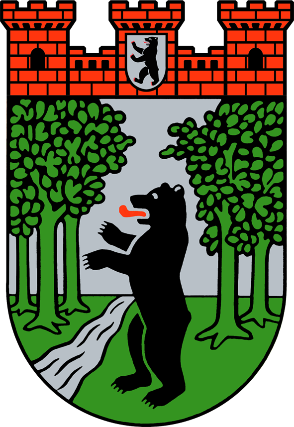 Aufkleber - Wappen mittelgroß (Treptow) | Dein Kiez